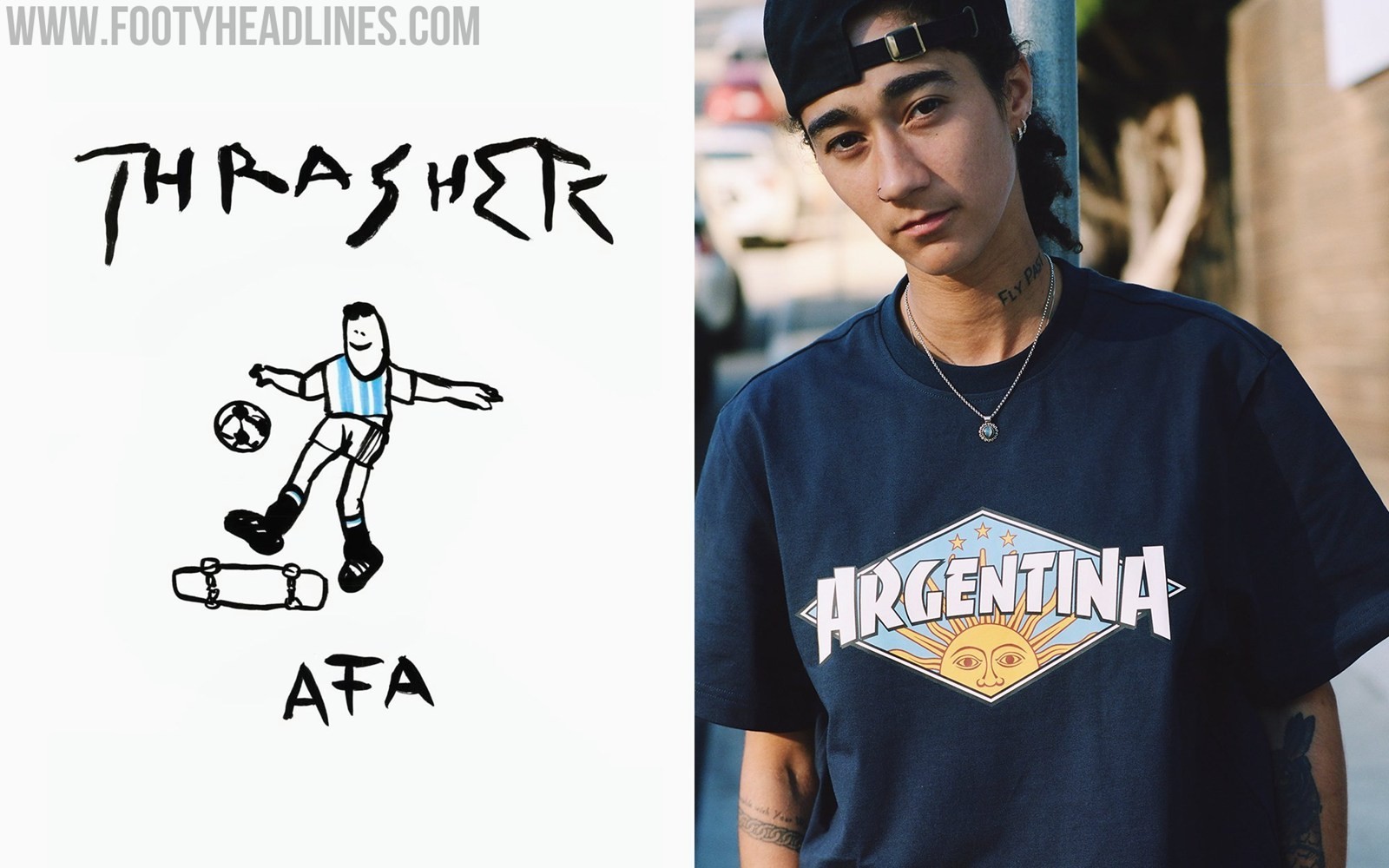 Adidas x Thrasher x Argentinien „WM 1994“ – Trikot + Fußballschuhe ...