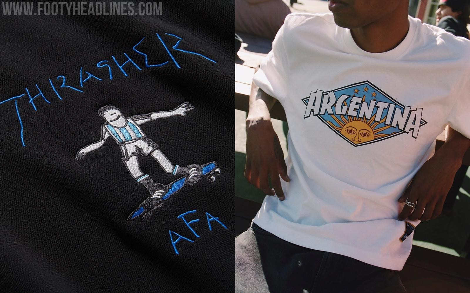 Adidas x Thrasher x Argentinien „WM 1994“ – Trikot + Fußballschuhe ...